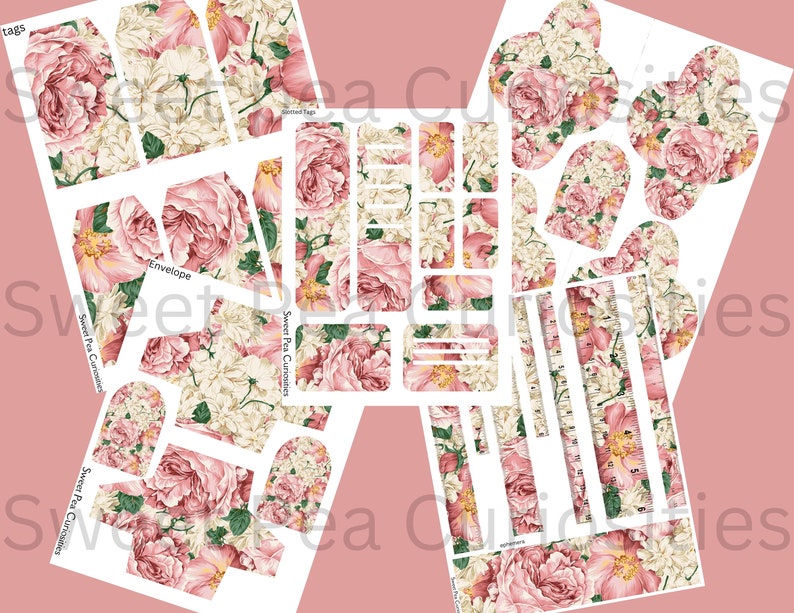 Junk Journal Ephemera Printable Digital Download Vintage - Etsy