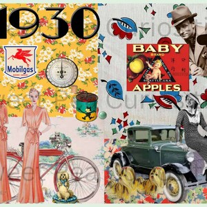 Junk Journal Kit, 1930's , Download, Printable, Digital, Ephemera ...