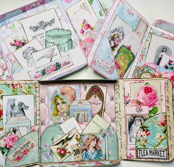Shabby Chic Junk Journal Folio Junk Journal Digital - Etsy