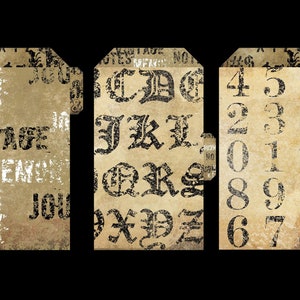 File Folder, Tags, Digital, Download, Printable, Junk Journal, Vintage, Paper, Junk Journal ...