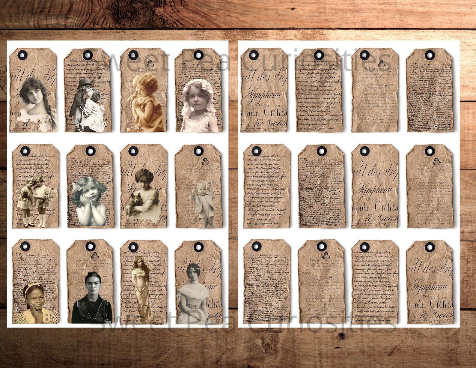 Junk Journal Kit Tags Junk Journal Mixed Media Ephemera - Etsy