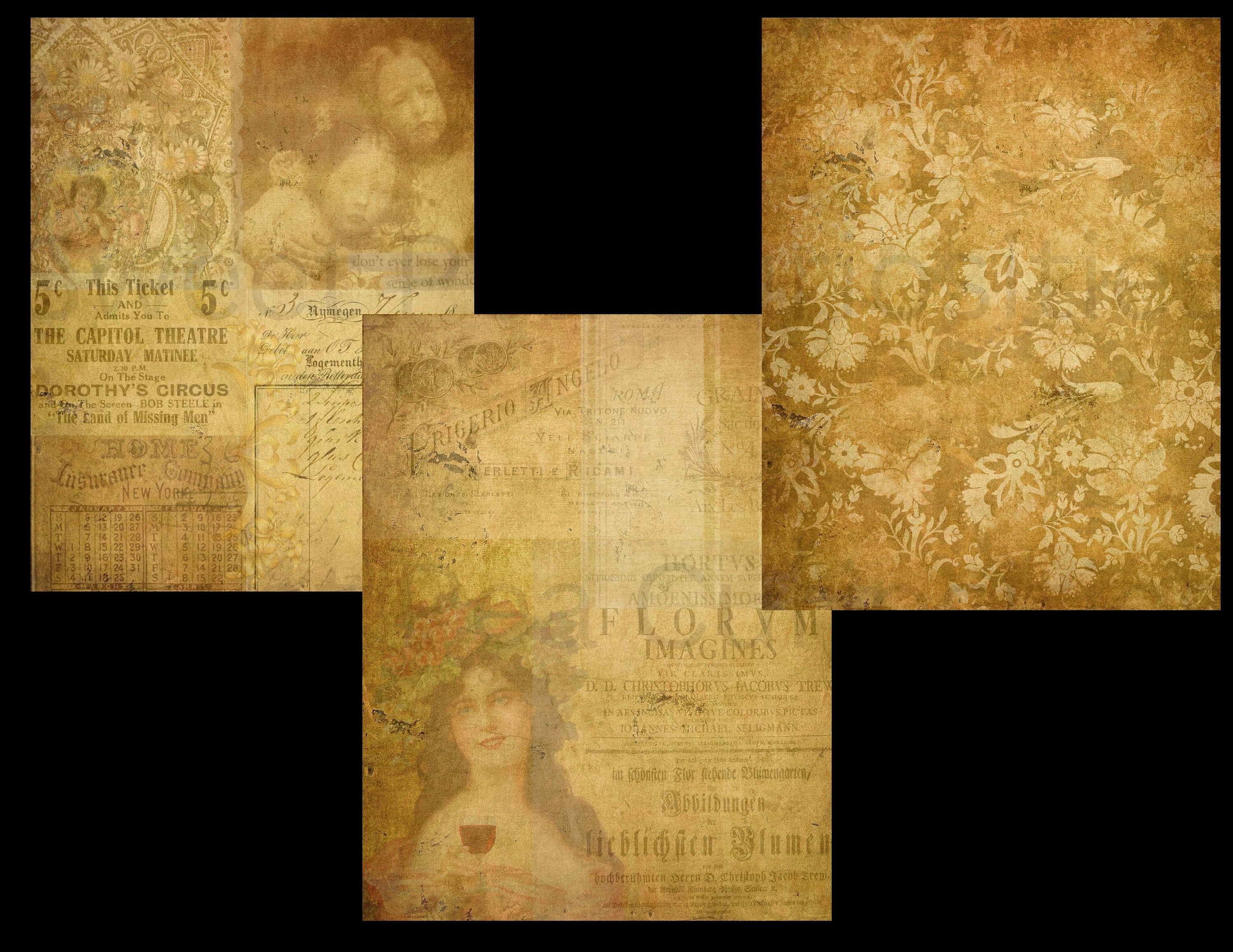 Vintage Paper Digital Download Printable Junk Journal - Etsy