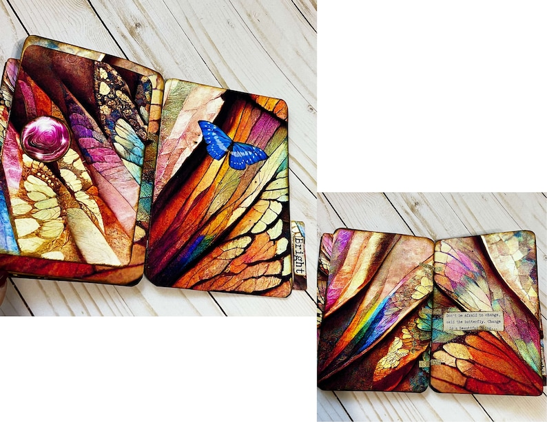 Butterfly, Folders, Junk Journal, Digital, Download, Printable ...