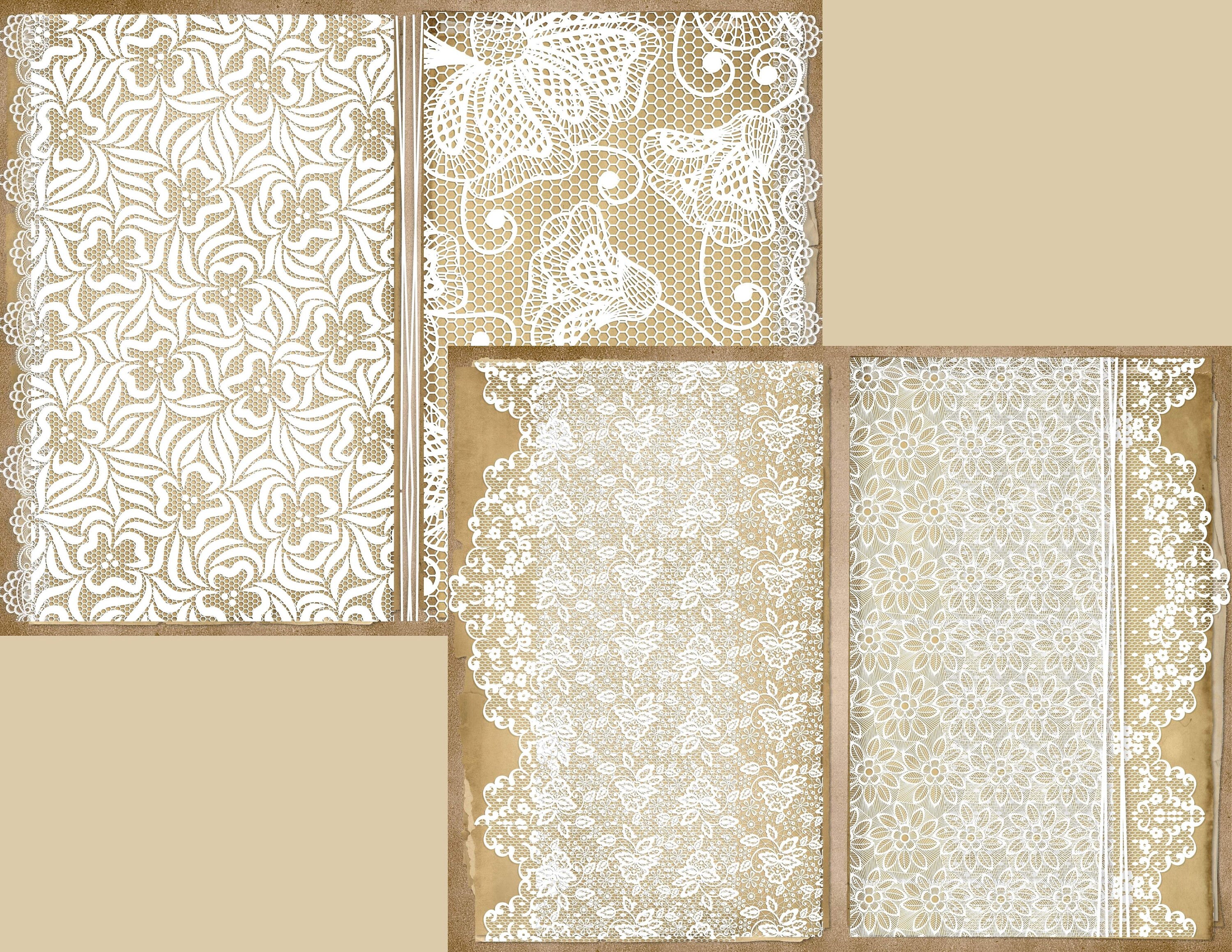 Antique Lace Printable Digital Download Junk Journal - Etsy