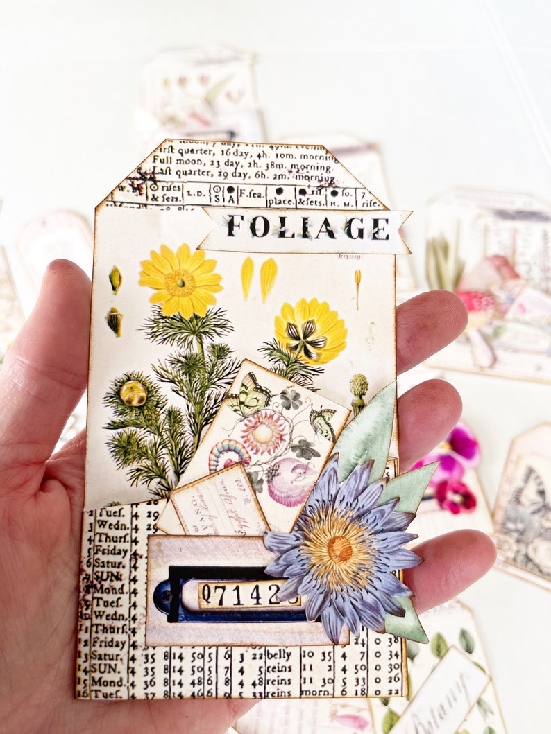 Junk Journal Pockets Collage Paper Junk Journal Mixed - Etsy