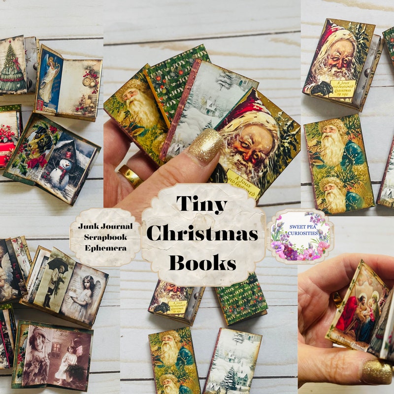 Christmas Mini Books - Etsy