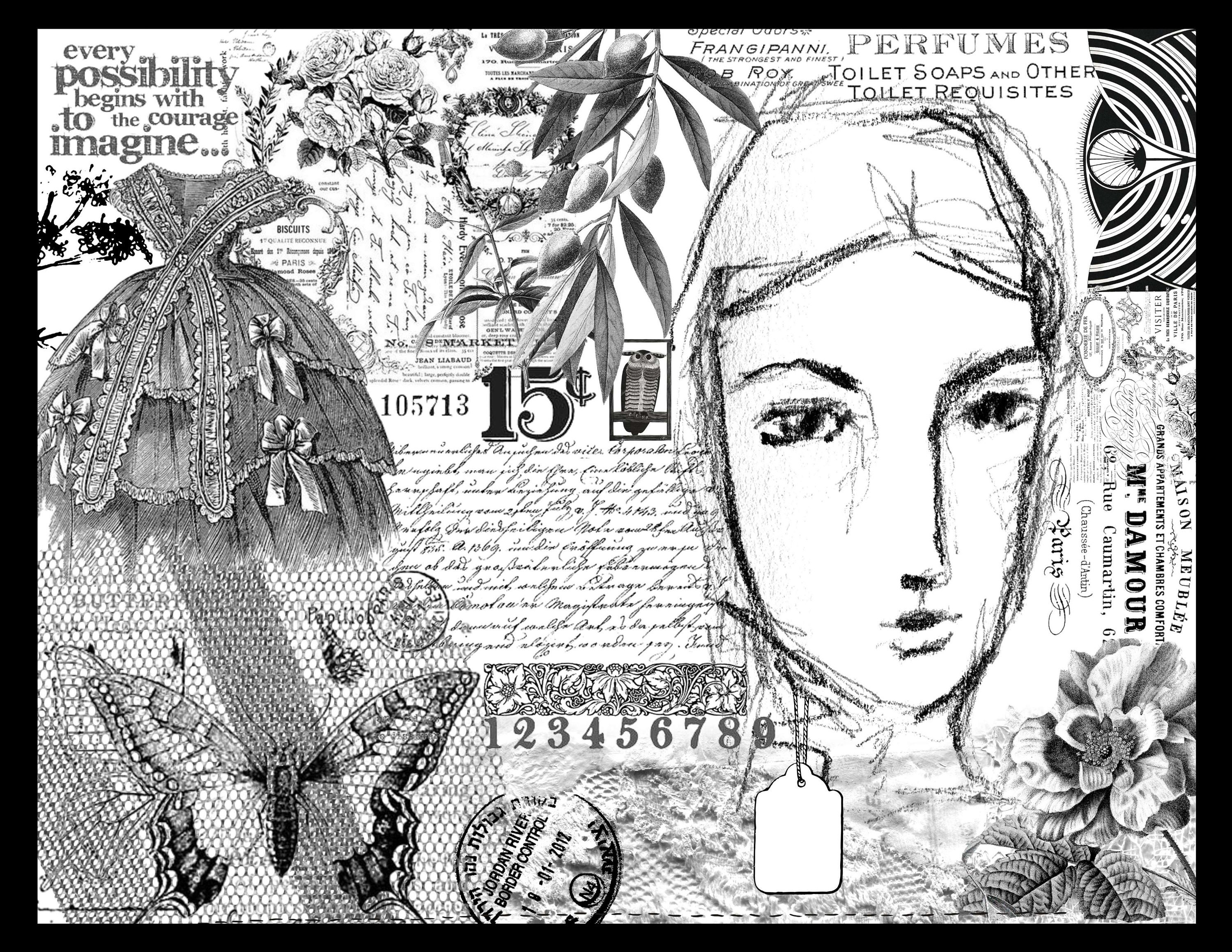 Junk Journal Collage Digital Download Printable Ephemera - Etsy