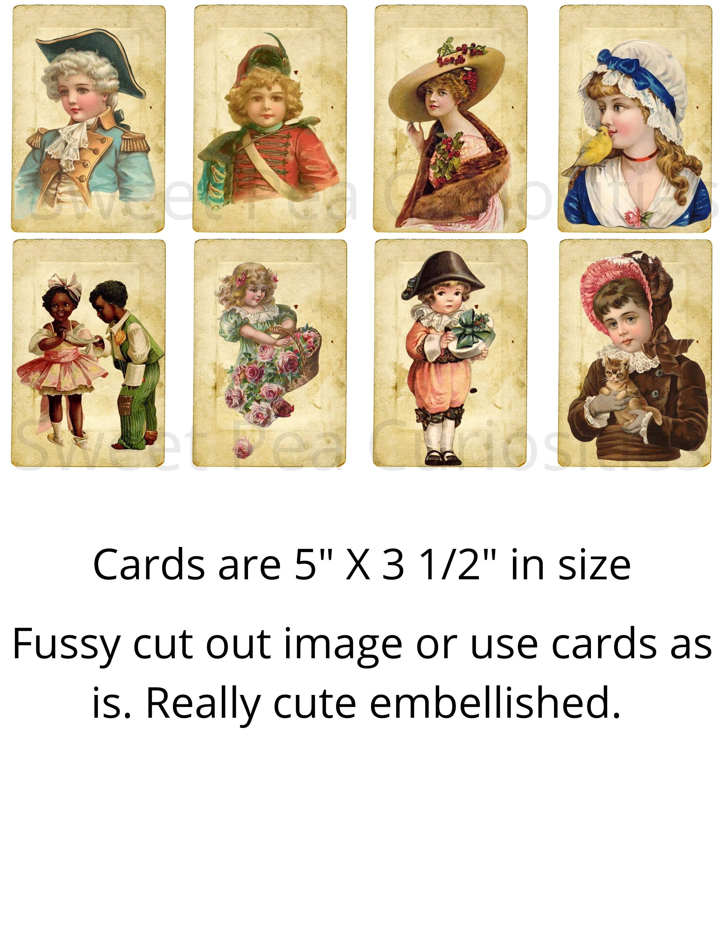 88 Vintage Victorian Cards Christmas Valentines Spring - Etsy