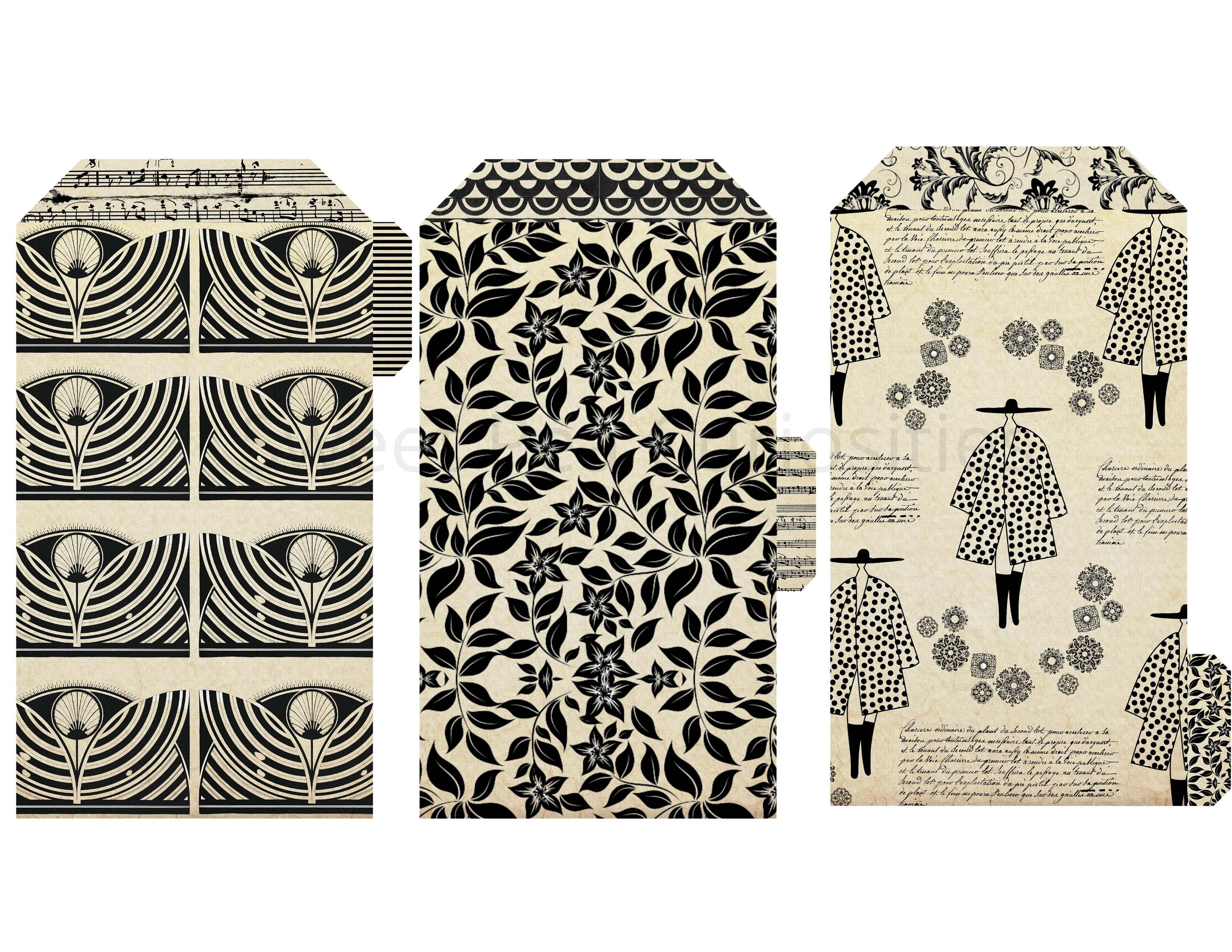 File Folder Tags Digital Download Printable Junk Journal - Etsy