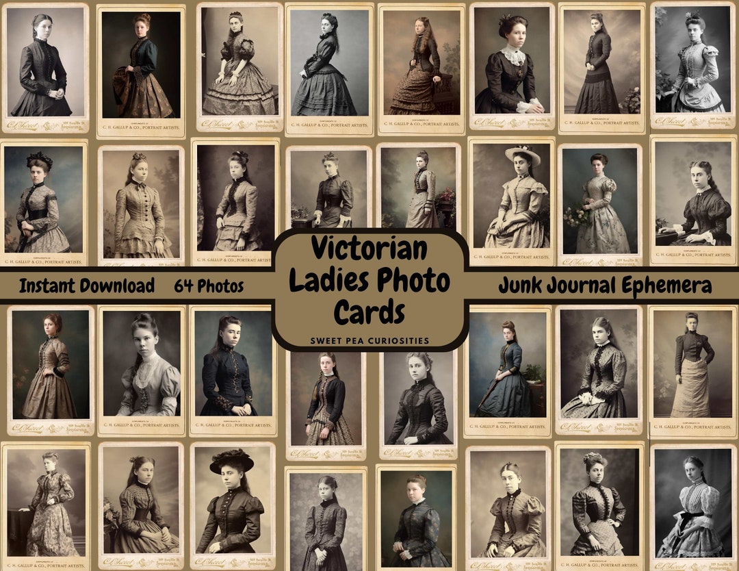 Printable, Photos, Victorian, Download, Digital, Junk Journal, Supplies ...