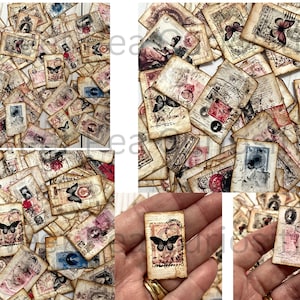 Vintage Stamps, Junk Journal, Ephemera, Kit, Printable, Digital ...