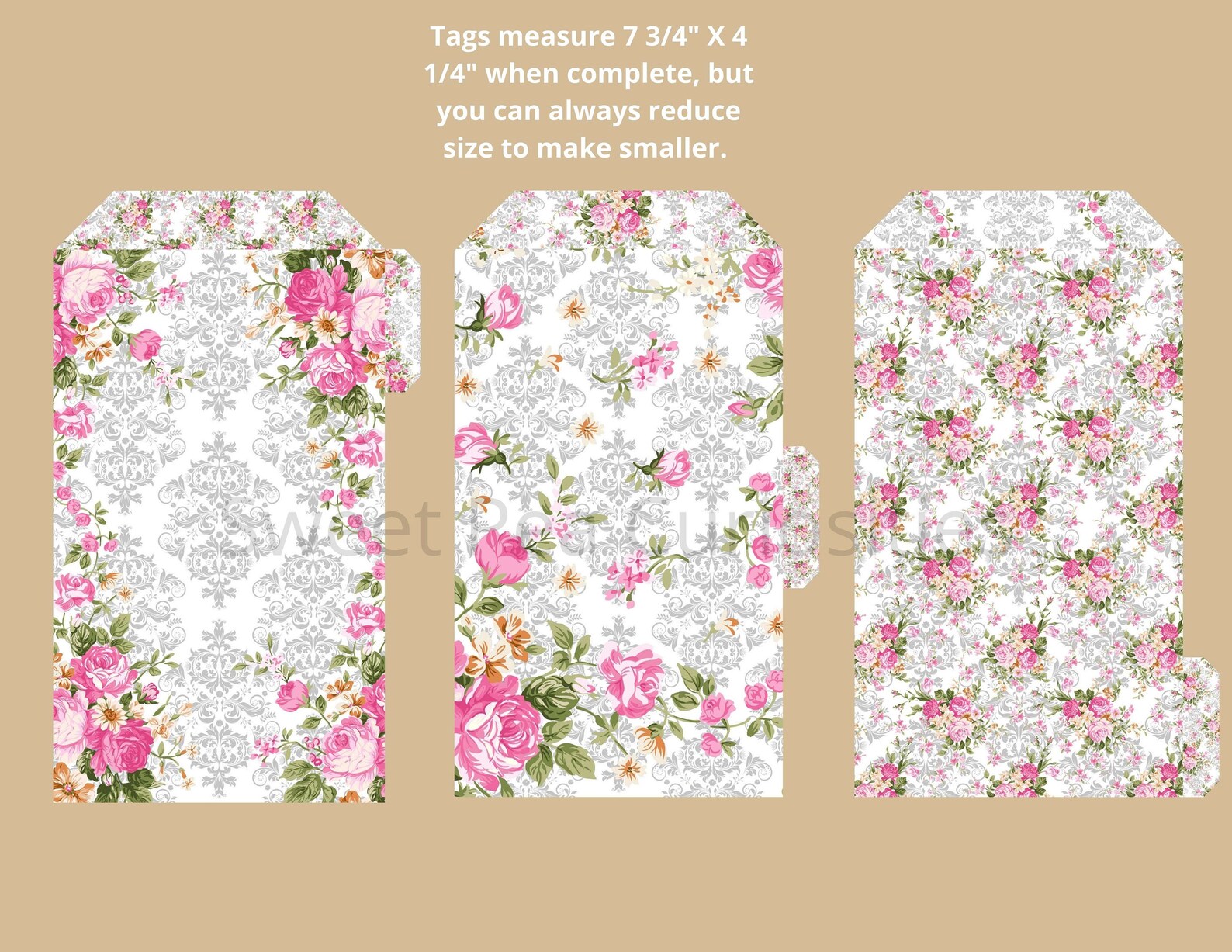 File Folder Tags Digital Download Printable Junk Journal - Etsy