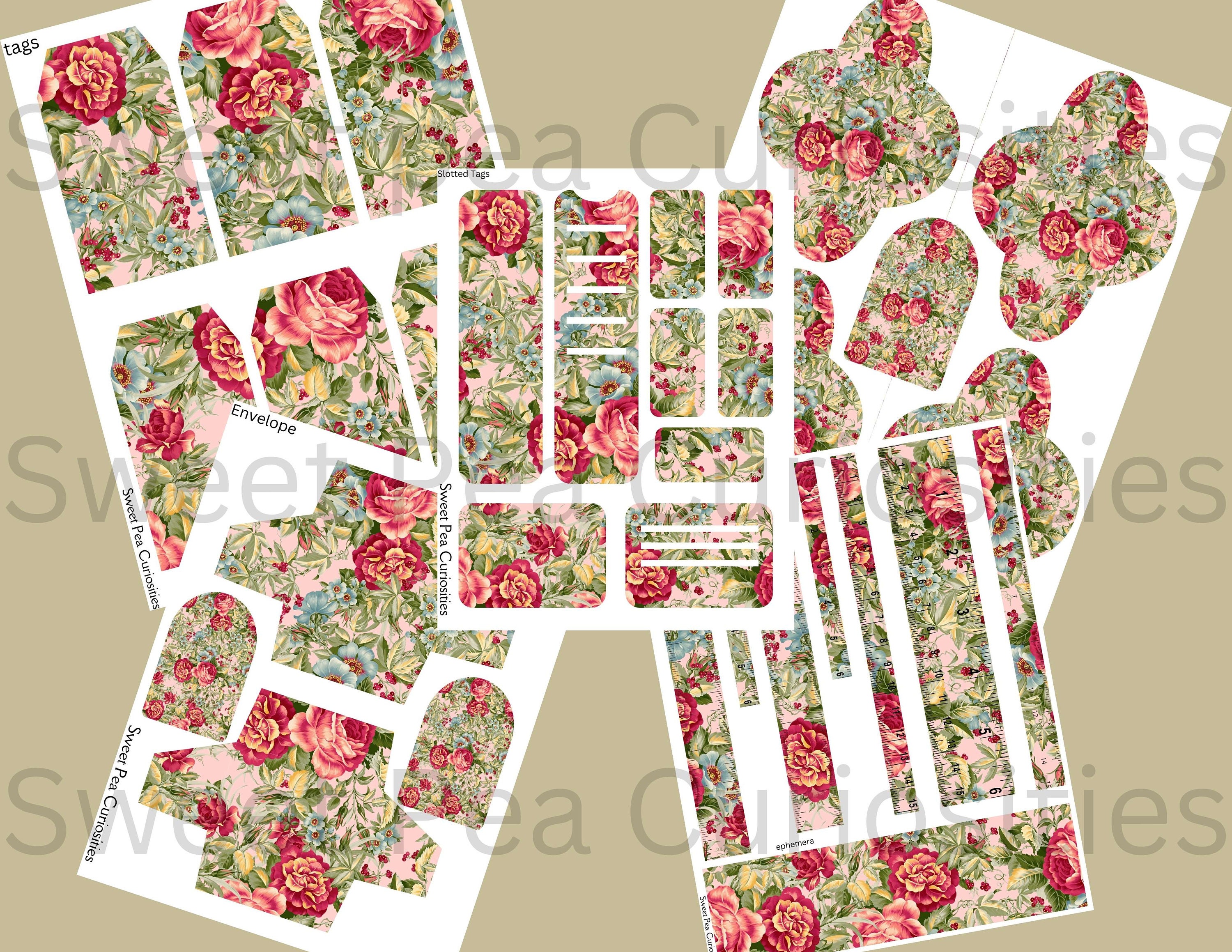 Junk Journal Ephemera Printable Digital Download Vintage - Etsy