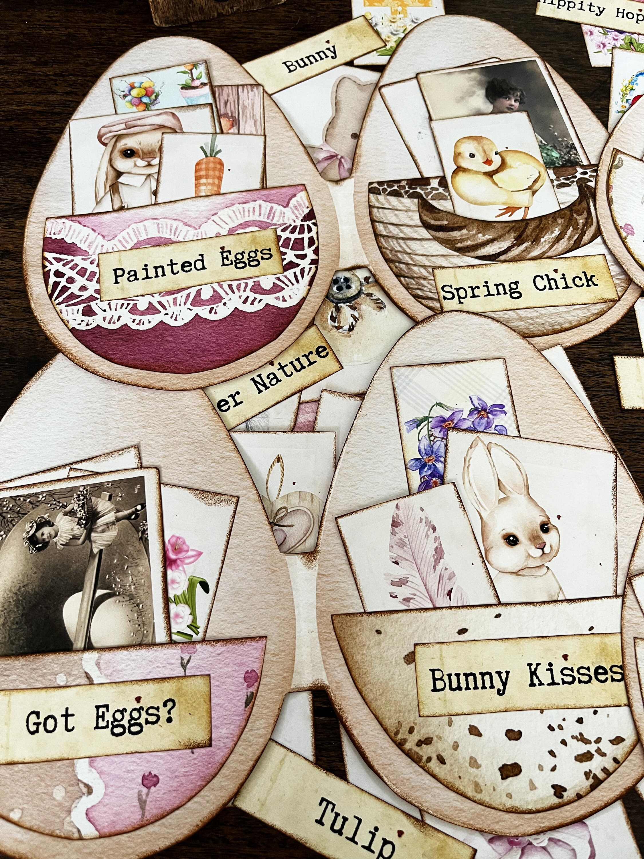 Easter Egg Pocket Cards Digital Download Printable Junk | Etsy