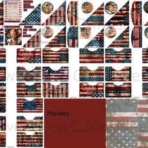 File Folders, Download, Printable, 4th of July, Junk Journal Kit ...