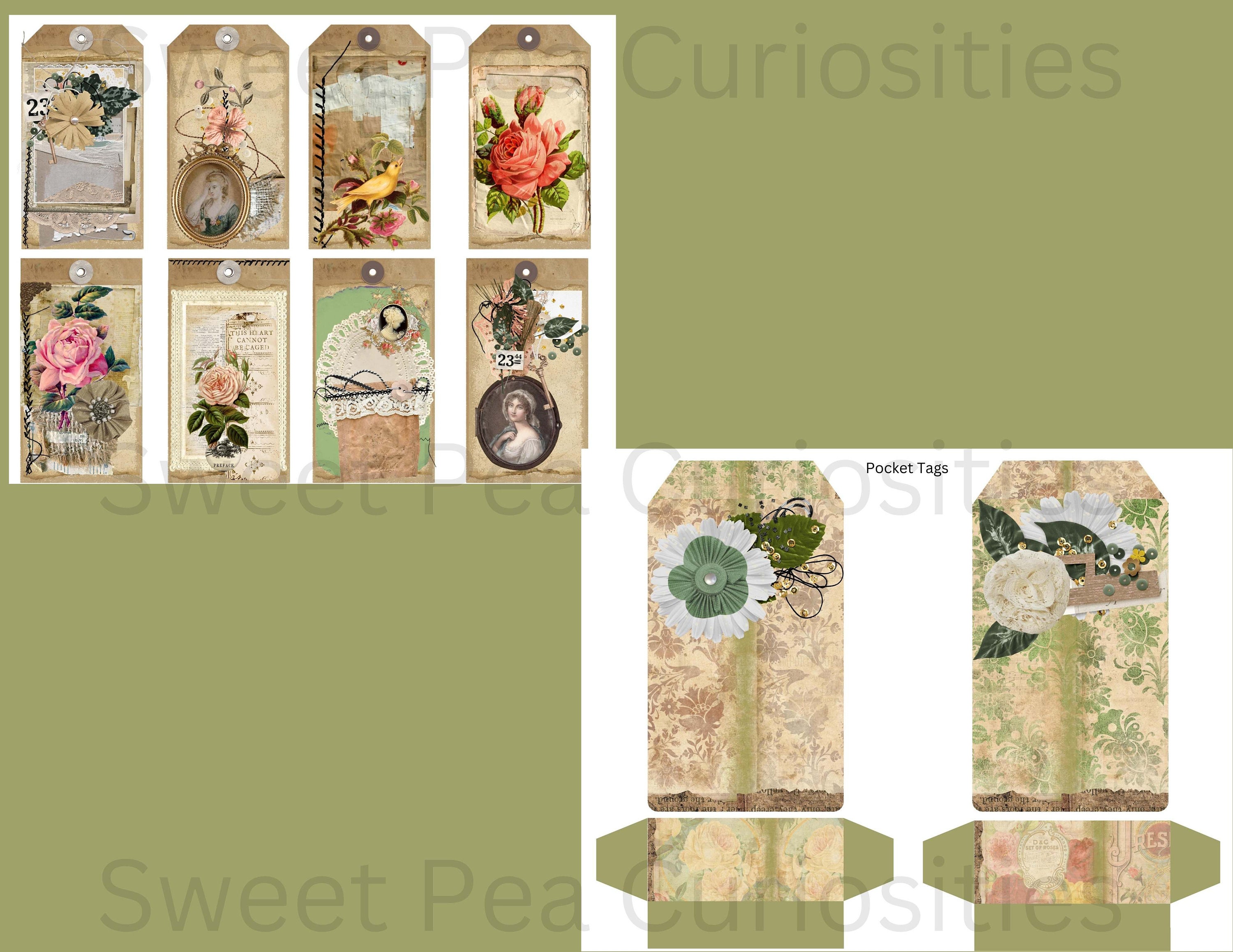 Vintage Junk Journal Kit Printable Download Digital Junk - Etsy