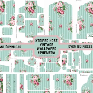 Junk Journal Ephemera Printable Digital Download Vintage - Etsy