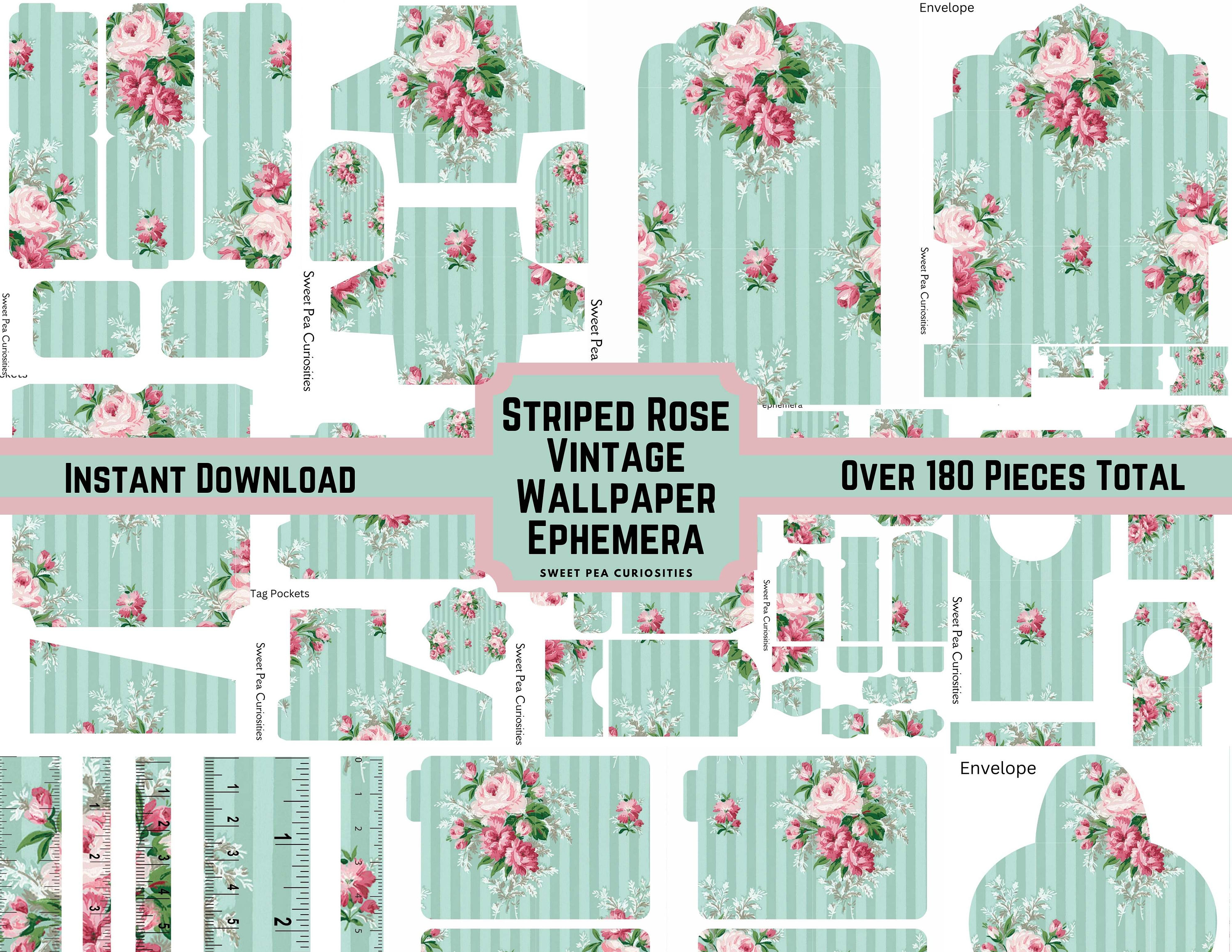 Junk Journal Ephemera Printable Digital Download Vintage - Etsy