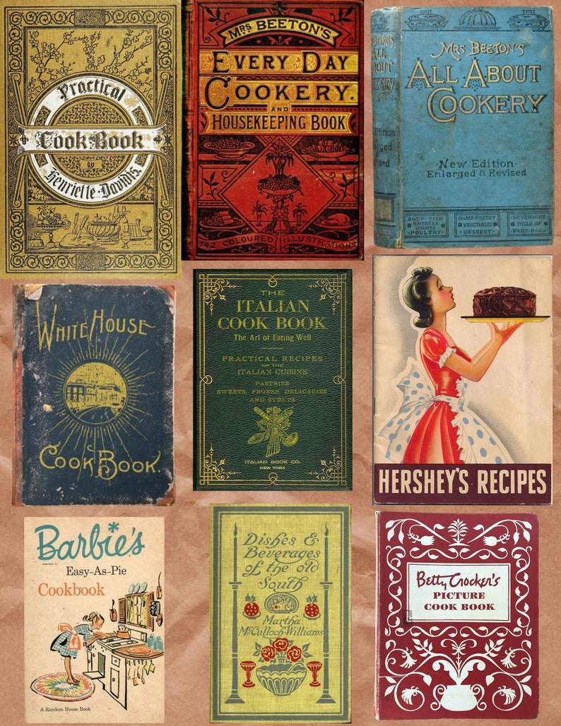 16 Old Book Covers Journal Page Vintage Junk Journal - Etsy