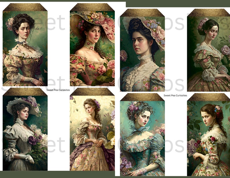 Victorian Tags Digital Download Printable Junk Journal - Etsy