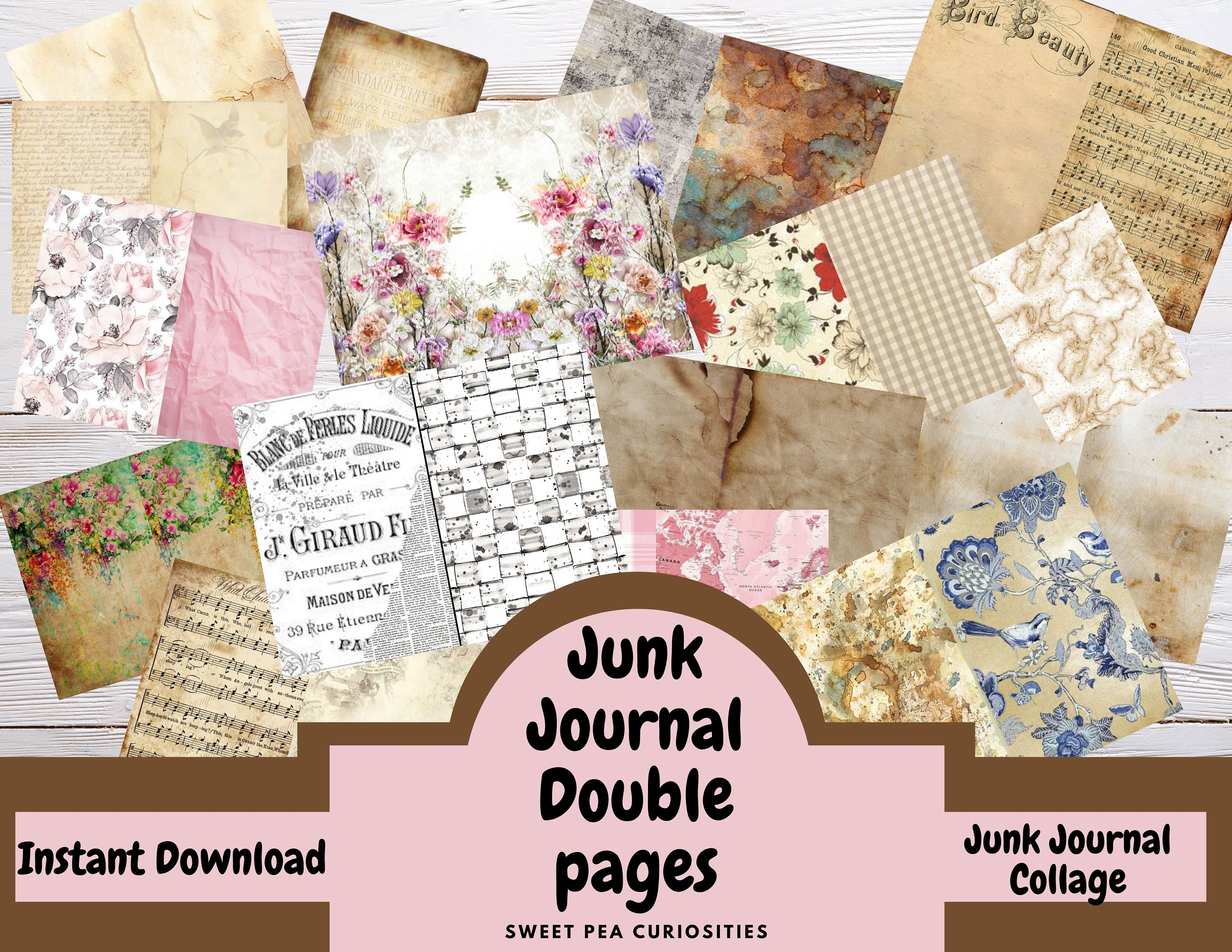 Vintage Scrapbook Paper Man
