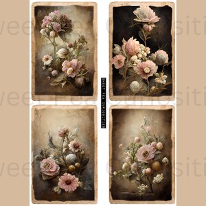 Printable, Download, Digital, Flowers, Floral, Junk Journal, Supplies ...