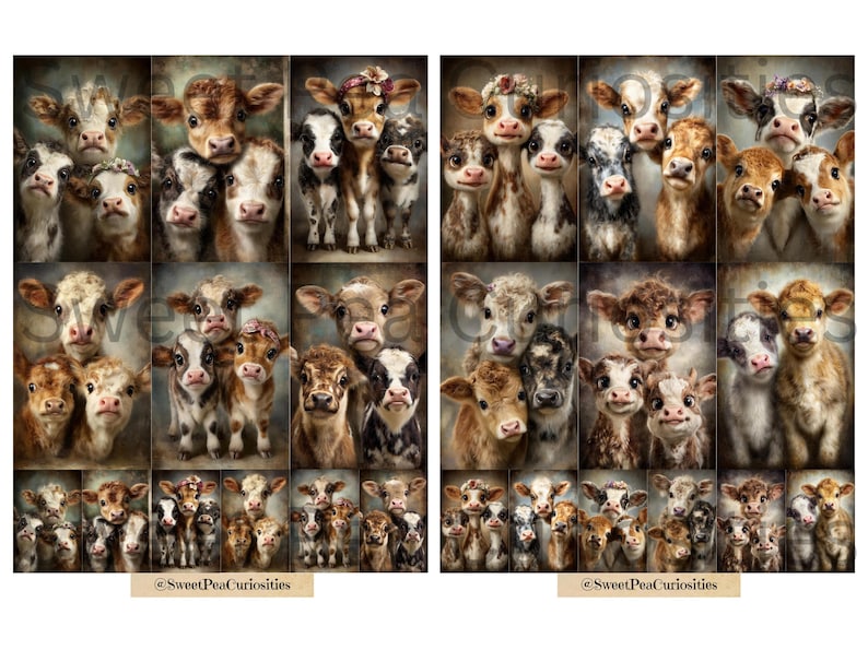 Sweet Baby Animals, Junk Journal, Digital, Download, Printable, Junk ...