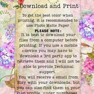 Printable Photos Mixed Media Download Digital Junk - Etsy