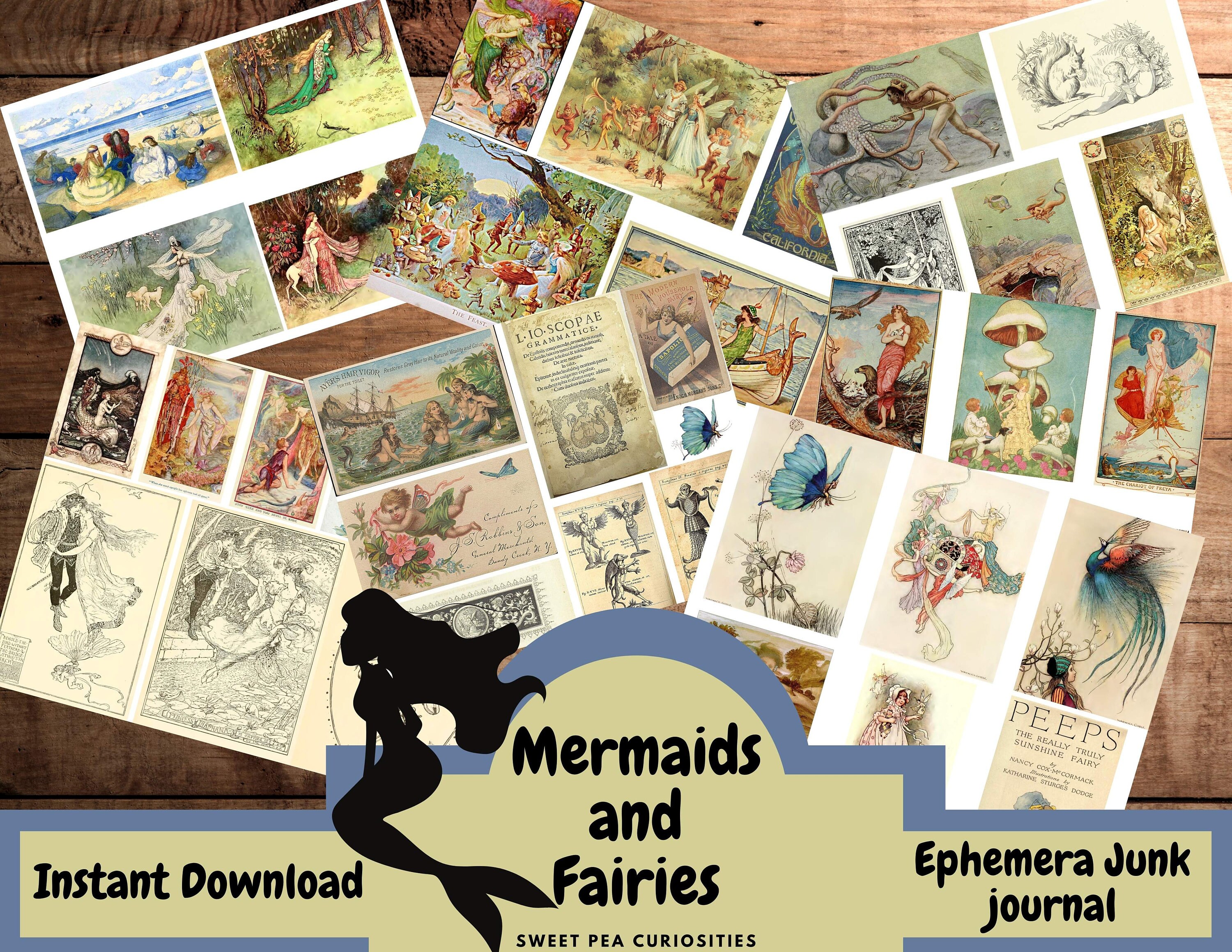 Junk Journal Kit Collage Paper Junk Journal Mixed Media | Etsy