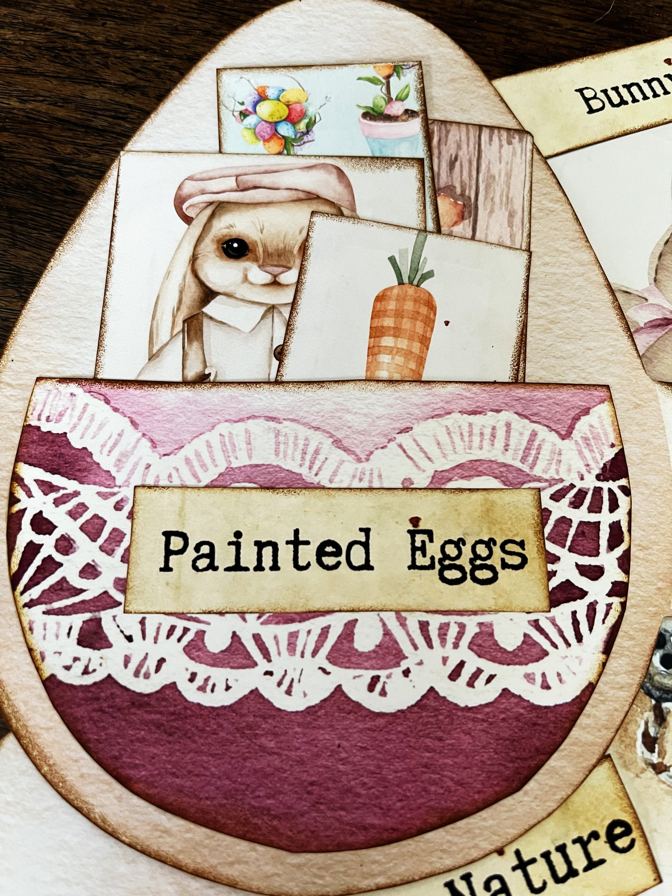 Easter Egg Pocket Cards Digital Download Printable Junk | Etsy