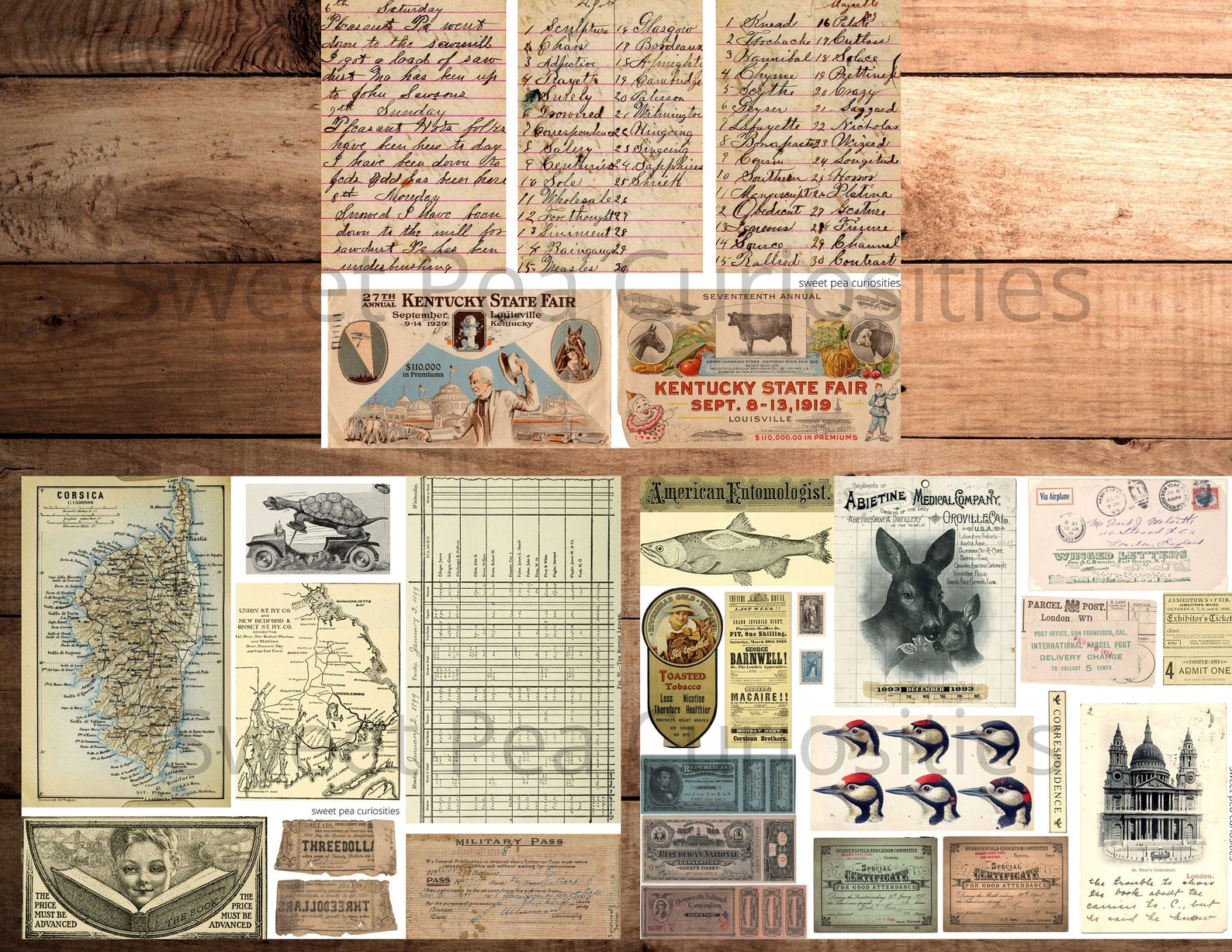 Junk Journal Kit Collage Paper Junk Journal Mixed Media - Etsy