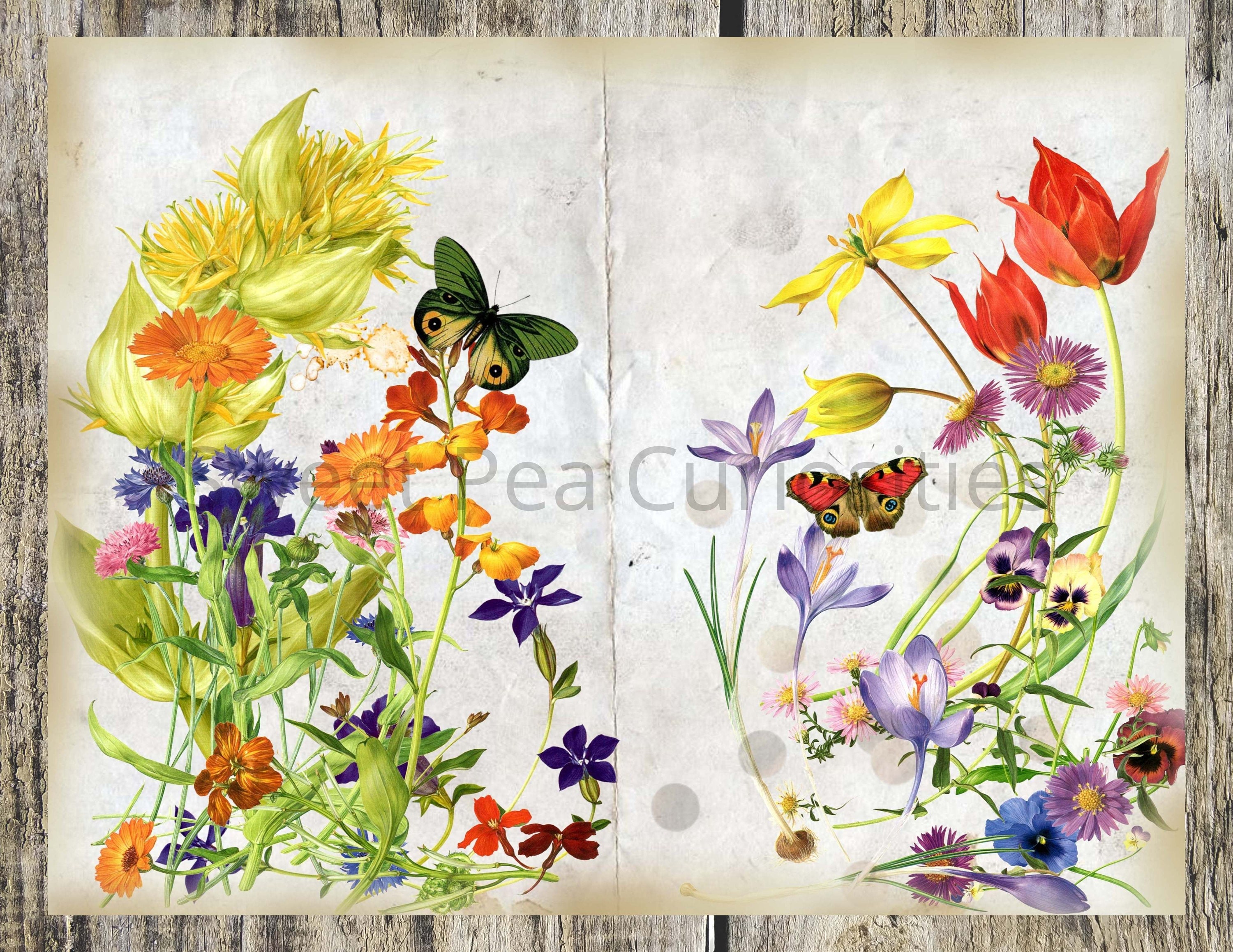 Junk Journal Kit Collage Paper Junk Journal Mixed Media - Etsy