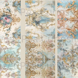 Rococo, Printable, Download, Digital, Junk Journal, Supplies, Shabby ...