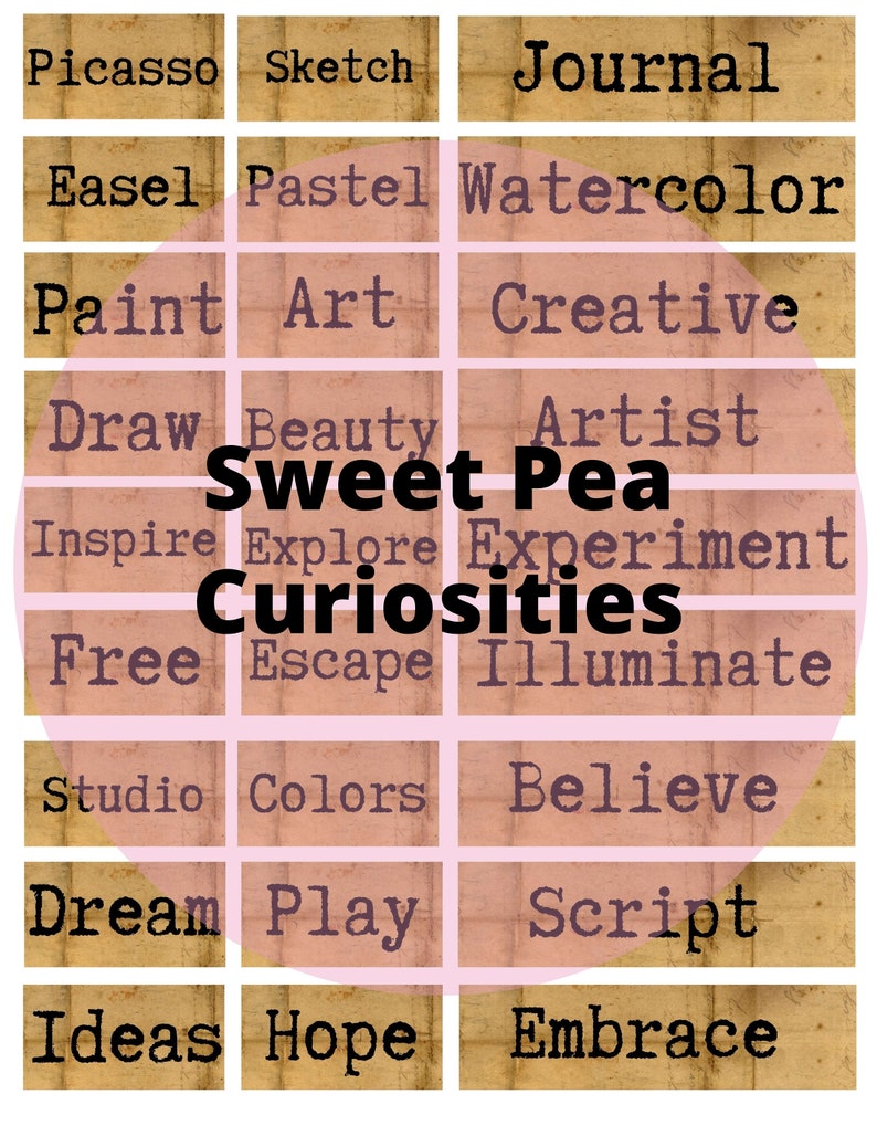 ART Quotes Digital Inspirational Words Printable Junk - Etsy