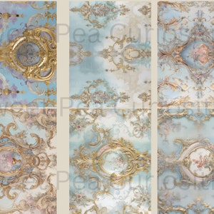 Rococo, Printable, Download, Digital, Junk Journal, Supplies, Shabby ...