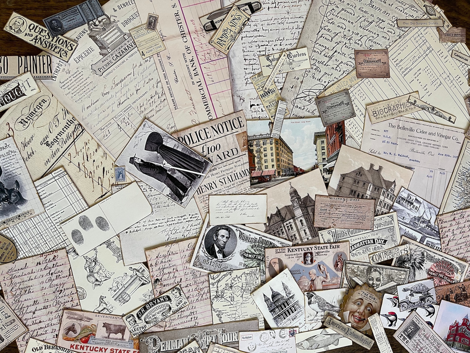 Junk Journal Kit Collage Paper Junk Journal Mixed Media - Etsy