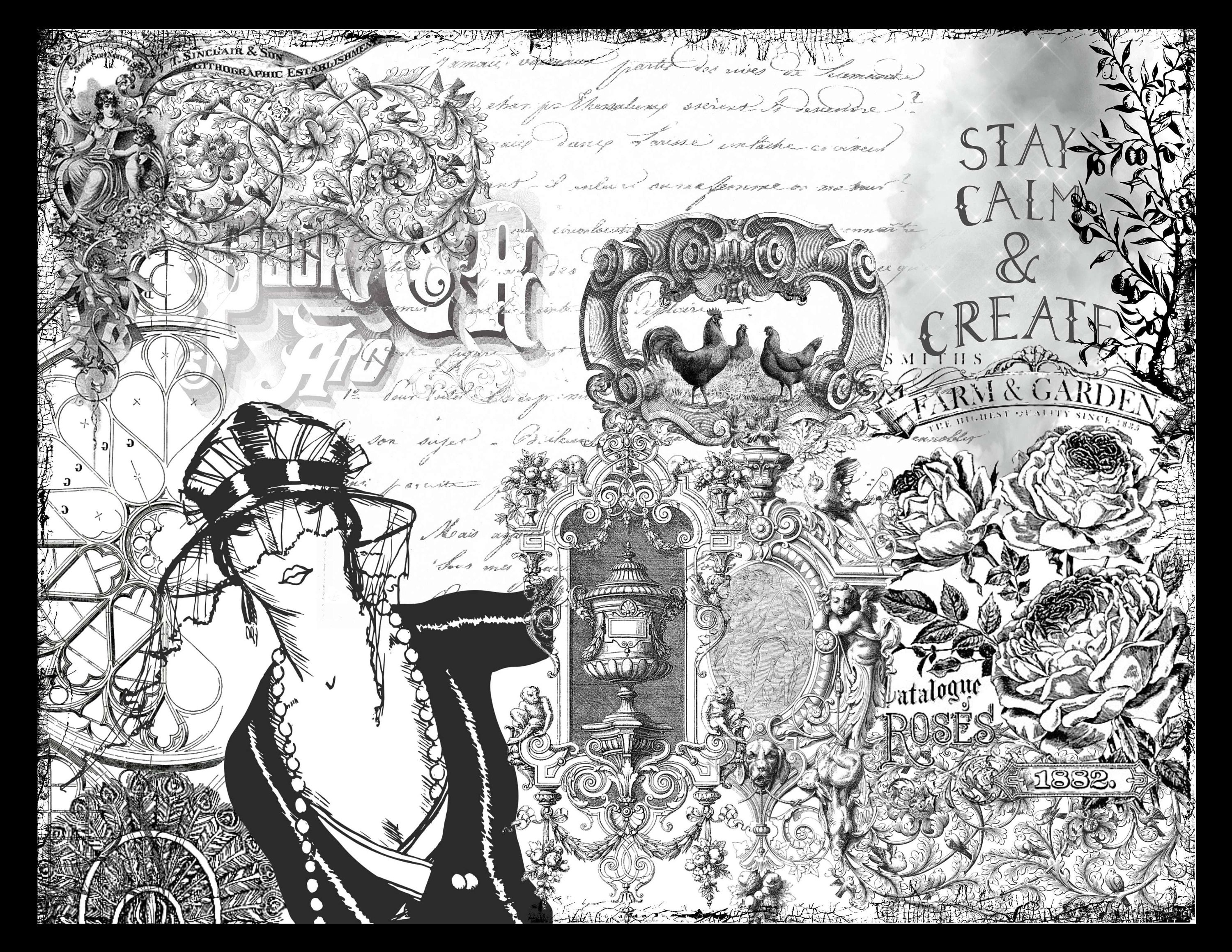 Junk Journal Collage Digital Download Printable Ephemera - Etsy