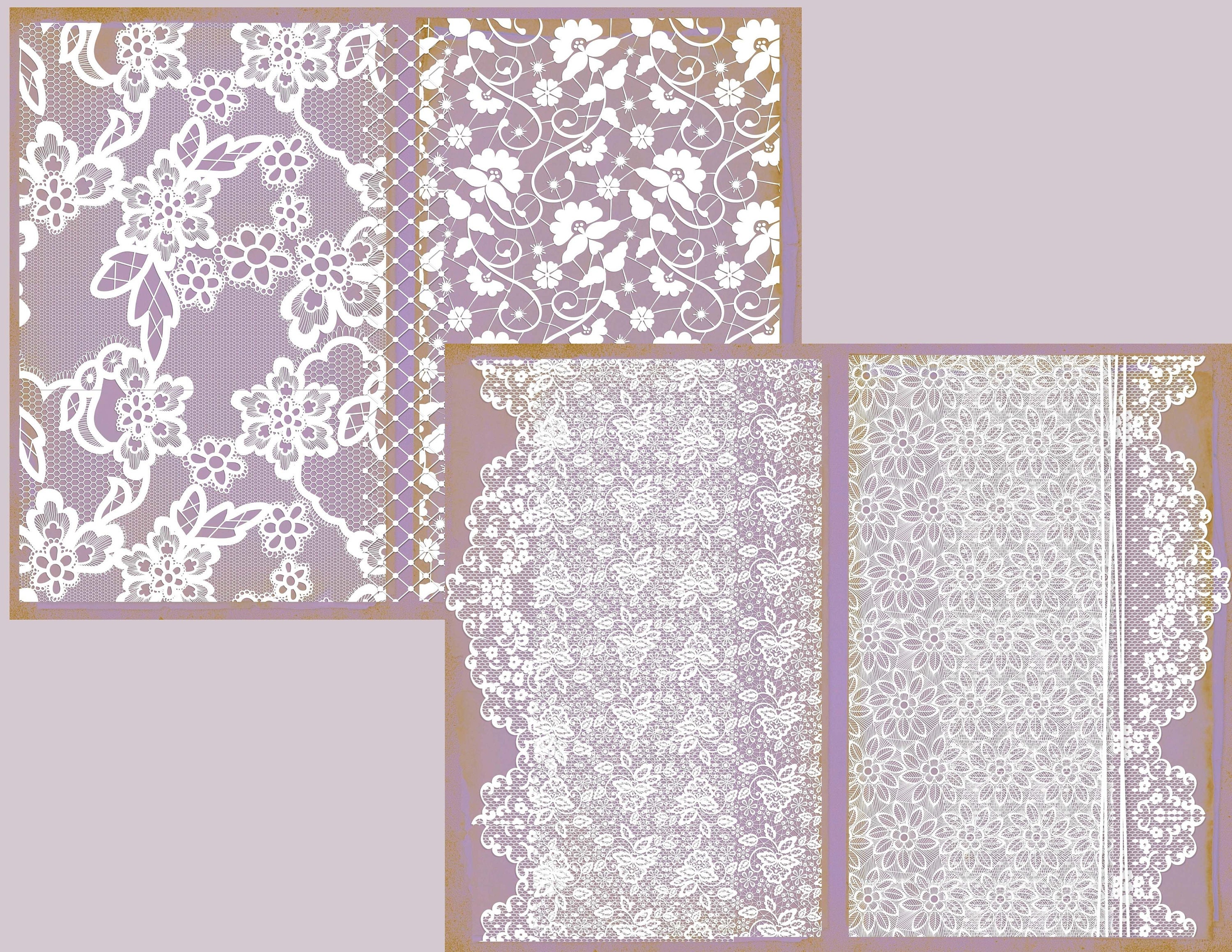 Lavender Lace Printable Digital Download Junk Journal | Etsy