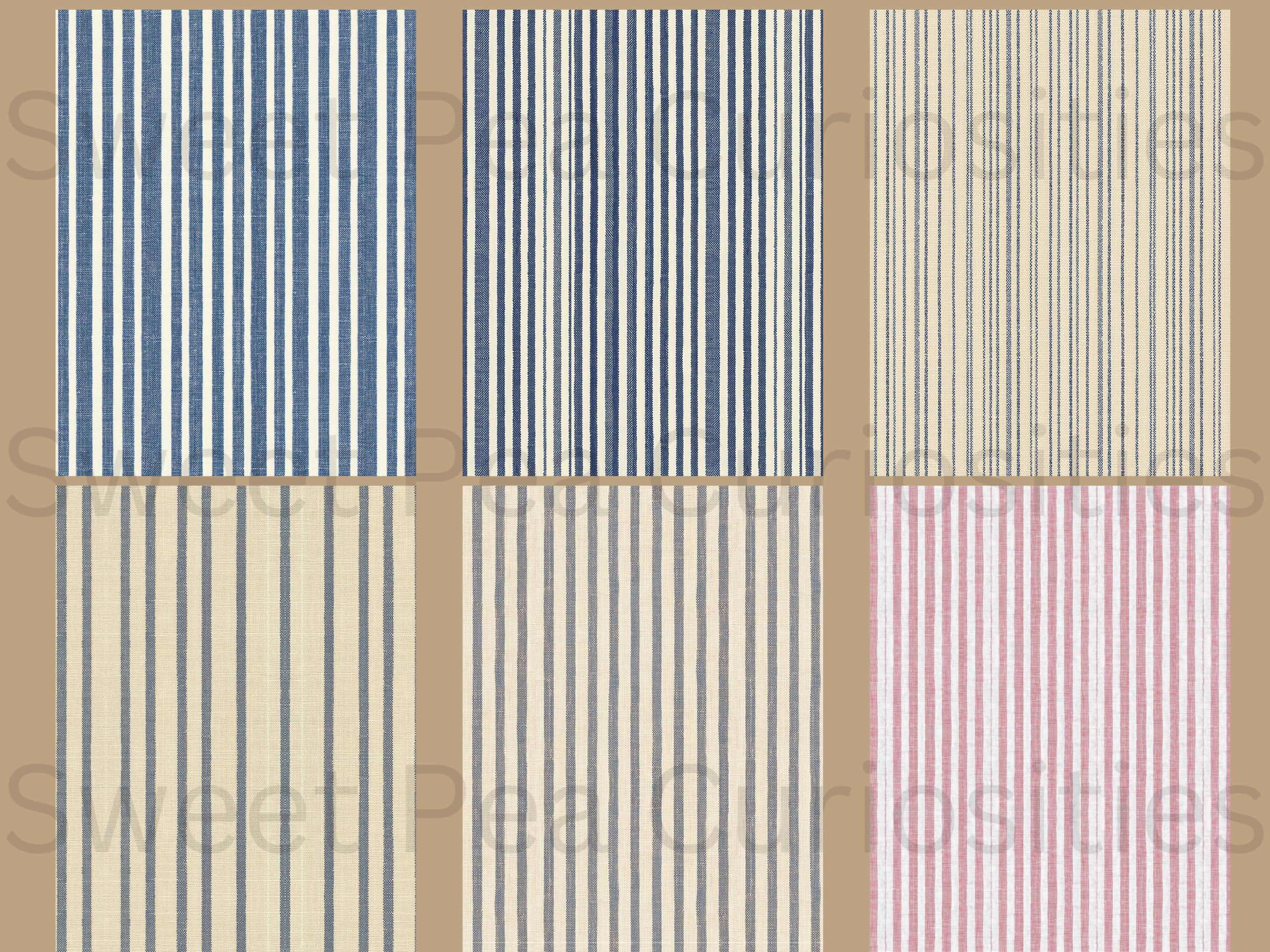 Ticking Material, Papers, Digital, Download, Printable, Junk Journal ...