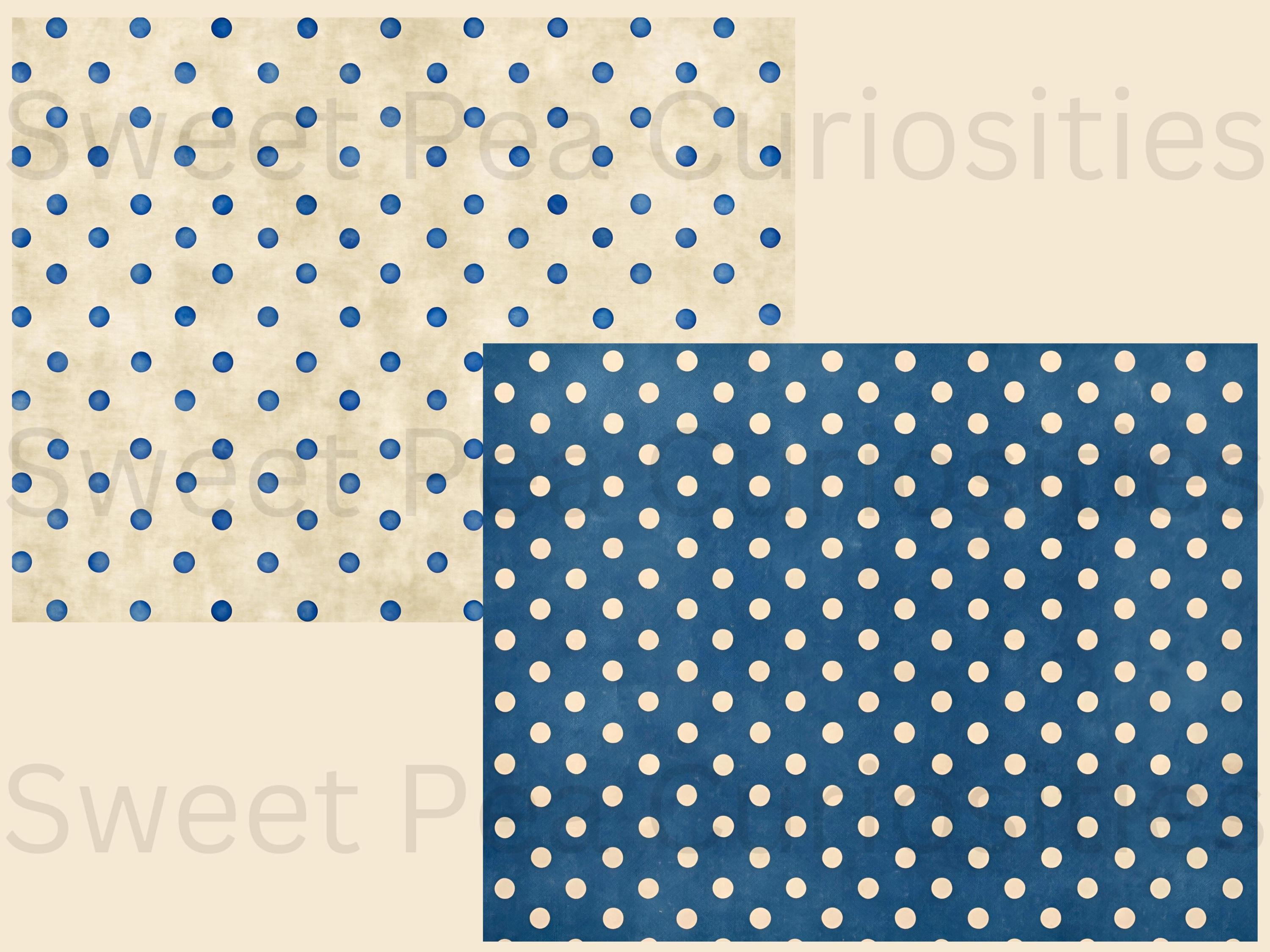 Polka Dots, Papers, Digital, Download, Printable, Junk Journal, Collage ...