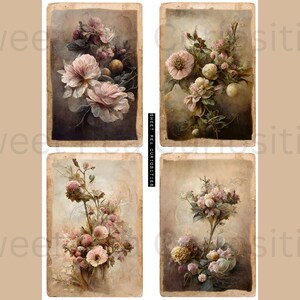 Printable, Download, Digital, Flowers, Floral, Junk Journal, Supplies ...