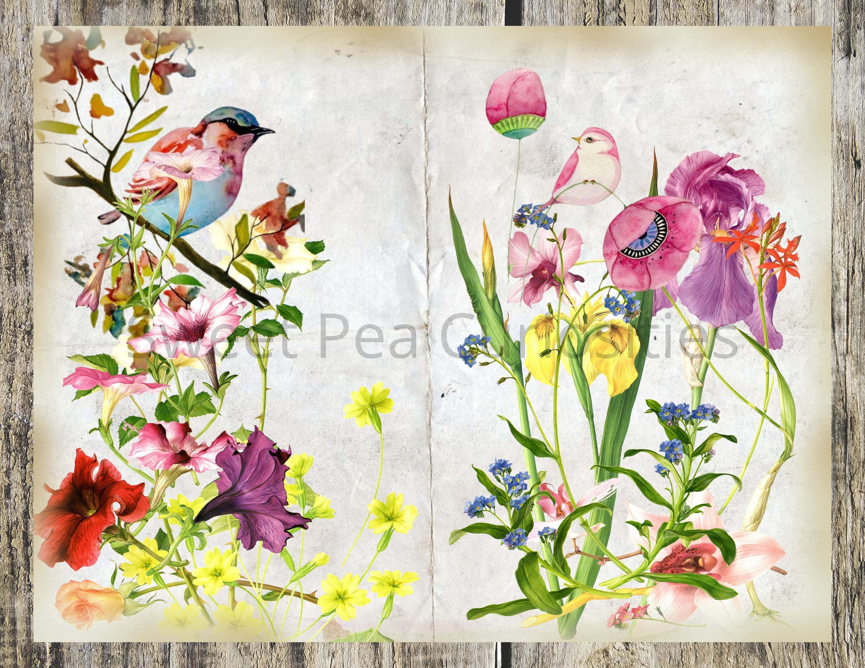 Junk Journal Kit Collage Paper Junk Journal Mixed Media - Etsy