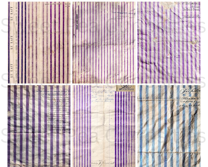 Junk Journal, Digital, Download, Printable, Junk Journal Kit, Collage ...