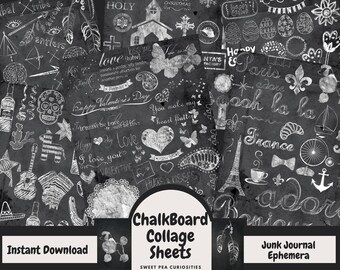 Paper Digital Download Printable Scrapbook Junk Journal - Etsy