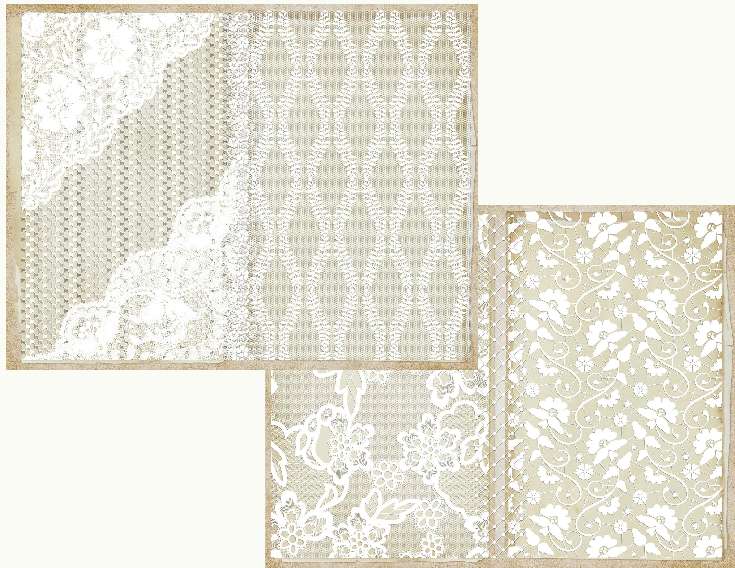 Ivory Lace Printable Digital Download Junk Journal - Etsy