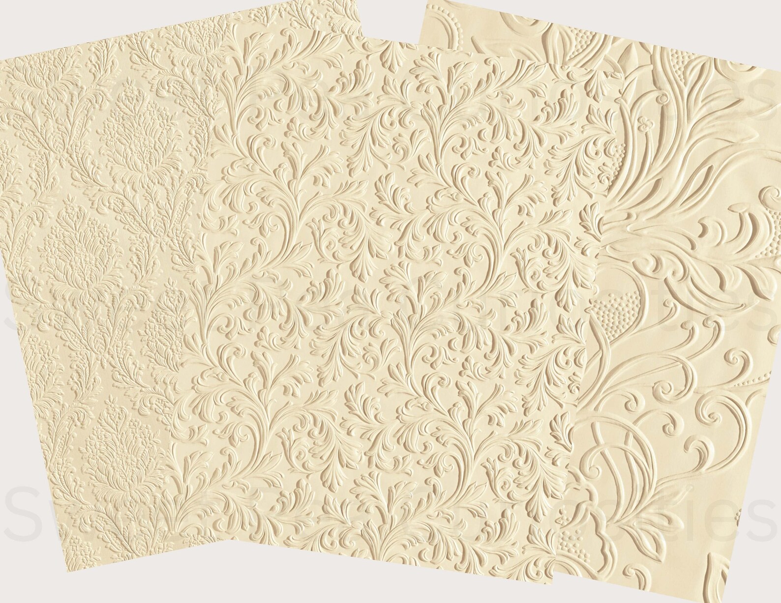 Embossed Vintage Papers Digital Download Printable Junk - Etsy