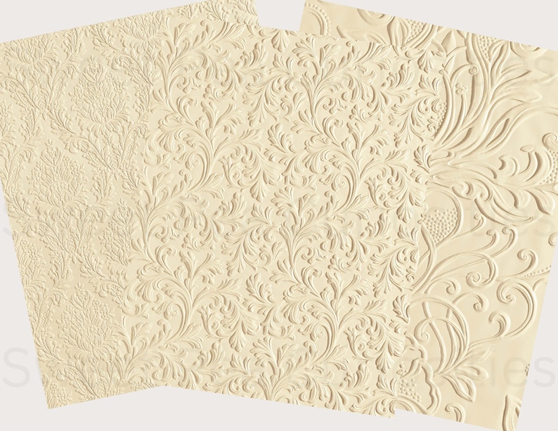 Embossed Vintage Papers Digital Download Printable Junk - Etsy