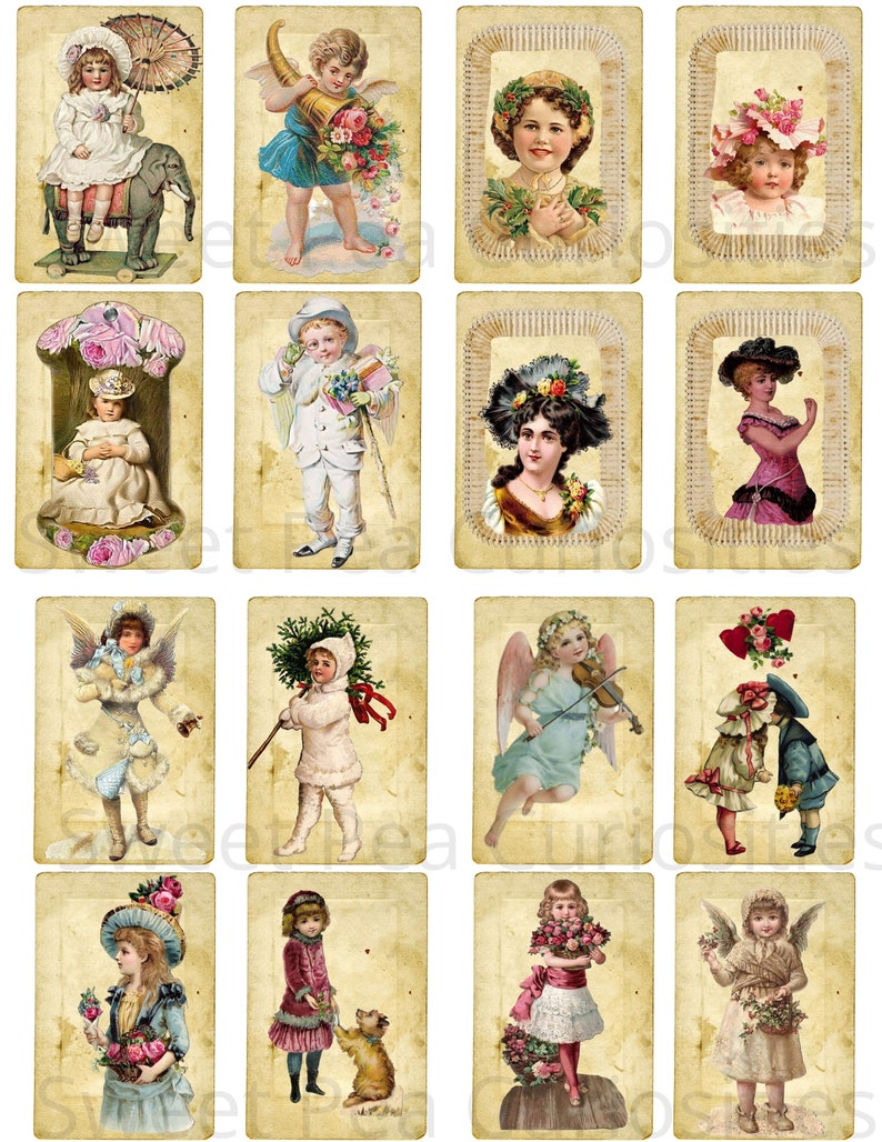 88 Vintage Victorian Cards Christmas Valentines Spring - Etsy