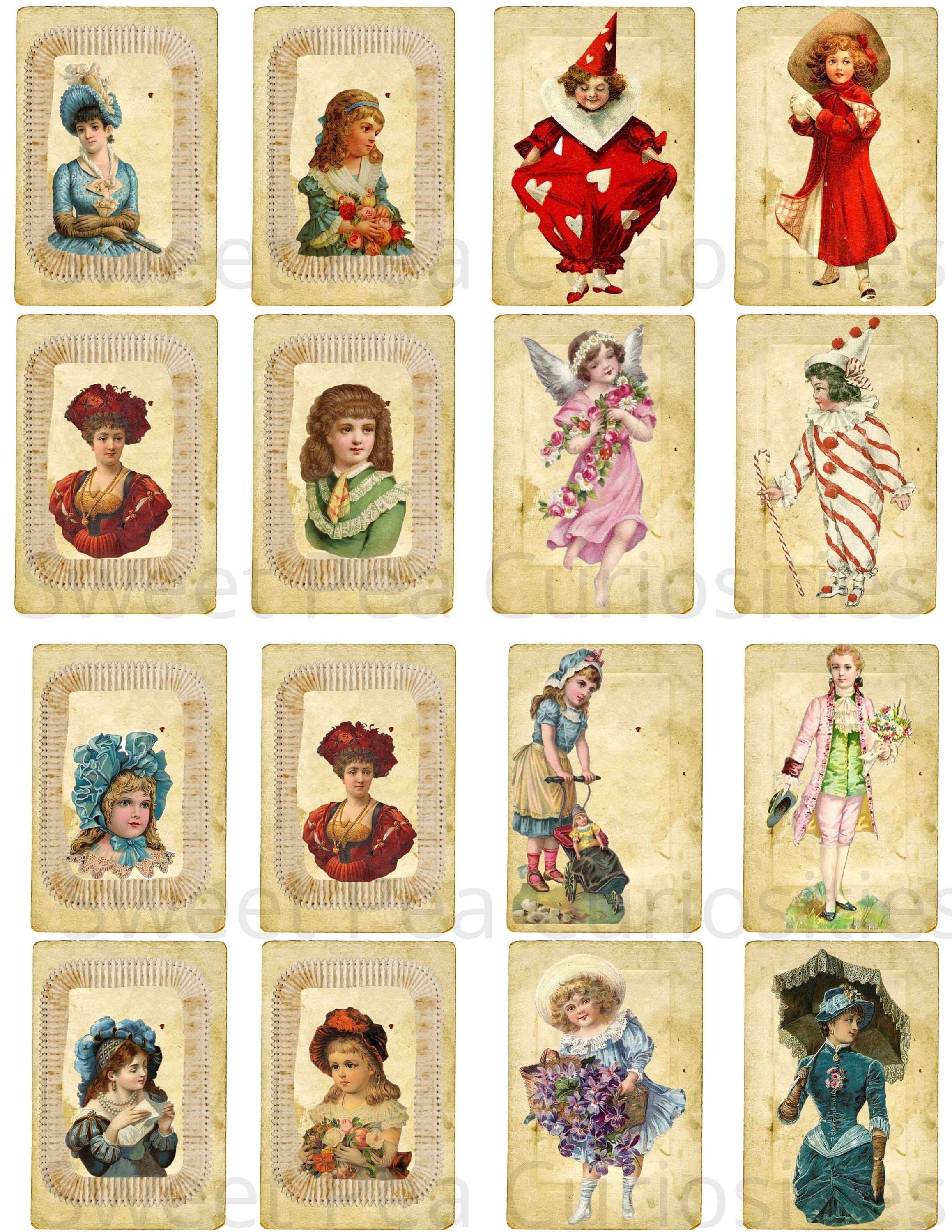 88 Vintage Victorian Cards Christmas Valentines Spring - Etsy