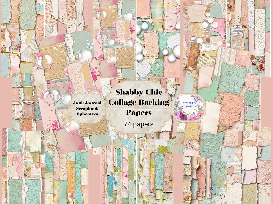 Backing Paper, Junk Journal Kit, Digital, Download, Printable, Junk ...